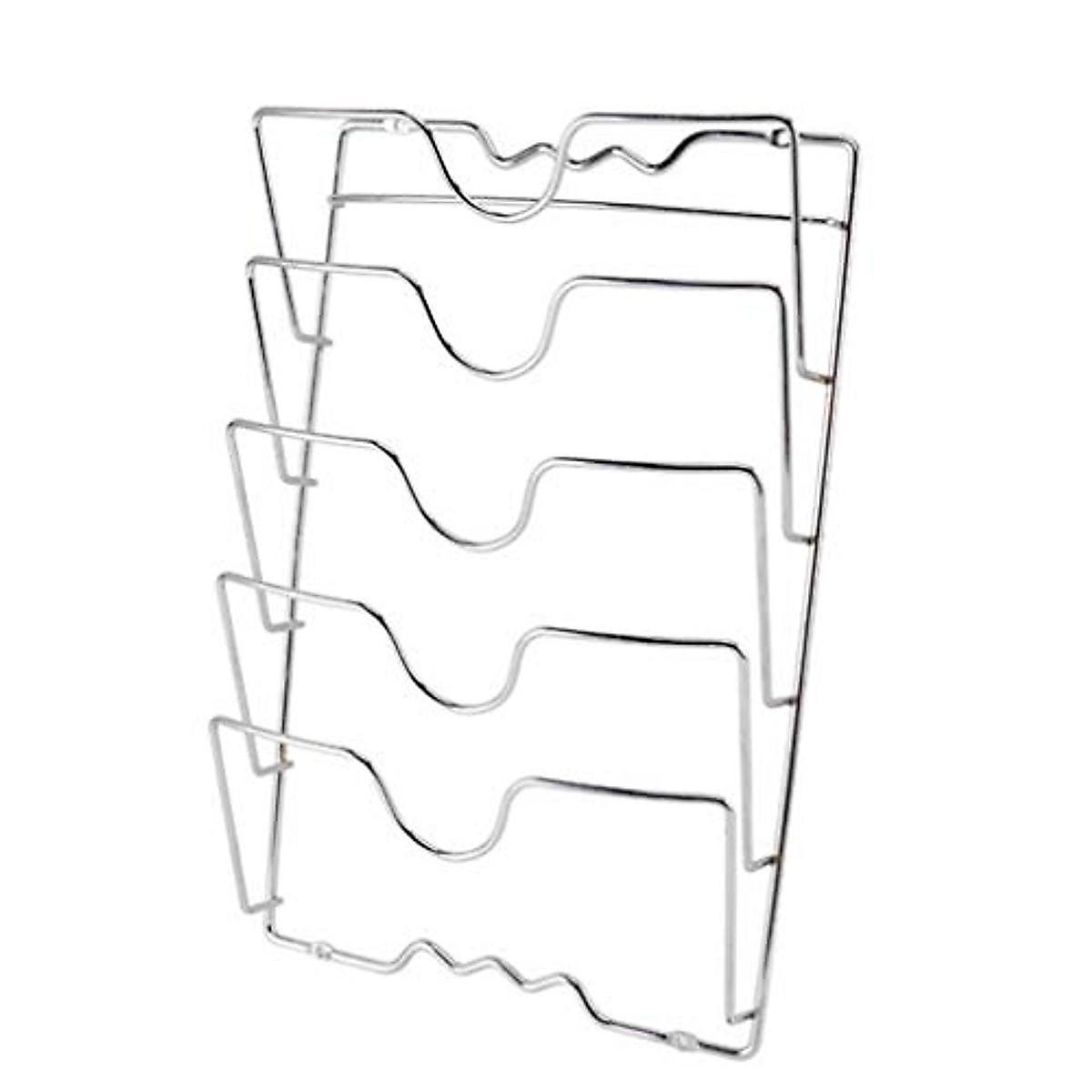 Iumer Heavy Duty Wall Mounted Kitchen Cupboard Saucepan Door Pot Pan Lid Storage Rack Freestanding Pan Stand for Pans, Pots