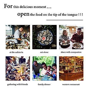 SPEENSUN Oyster Knife, Oyster Shucking Kit, Oyster Shucking Knife With Comfort Wood-handle, Sturdy And Sharpness Oyster Knives, Oyster Shucker With 5 leve Protection Cut-resistant Glove(M)