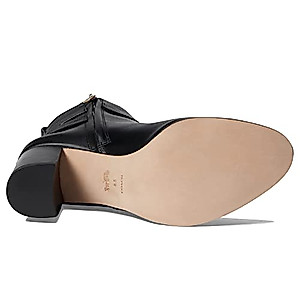 COACH Olivia Leather Bootie Black 9 B (M)