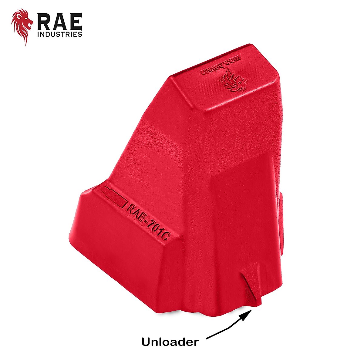 RAEIND Universal Magazine Speedloaders for Double Stack Magazines with Different Calibers Including 32 auto, 9mm, 22TCM.357 SIG.380 ACP, 40 S&W speedloader, USA Made (Ruby)