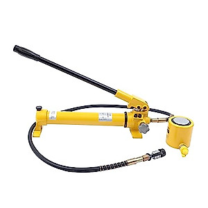 30 Ton Hydraulic Jack, Air Pump Lift Portable Power Repair Kit Auto Shop Tool with Hand Pump for Railway Vehicle Maintenance Mechanical Installation Construction Engineering