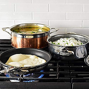 Hestan - CopperBond Collection - 100% Pure Copper Soup Pot, Induction Cooktop Compatible, 3 Quart