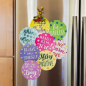 Youngever 80 Pack Confetti Positive Sayings Accents 6 Inch