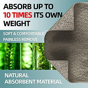 Polynew Silver Calcium Alginate Dressing, 4"x4"-12 Individual Pack, Highly Absorbent Ag Alginate Wound Bandage, Non-Adhesive Wound Dressing for Bed Sore, Pressure Sore, Leg Ulcer Wound Health