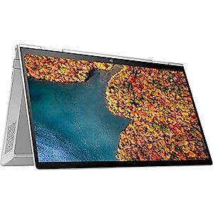 2022 Newest HP Envy x360 2-in-1 13.3" OLED Touch-Screen Laptop, Intel Evo Core i7-1195G7(Up to 5.0 GHz), 8GB RAM, 512GB PCle SSD, Fingerprint Reader, Backlit Keyboard, Windows 11, Natural Silver