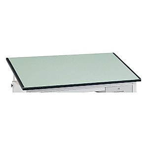 Safco Products 3952 Precision Table Top, 60" W x 37 1/2" D for use with 3962GR Table Base, Sold Separately, Green