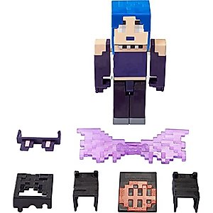 Mattel Minecraft Creator Series Spooky Wings Figure, Collectible Building Toy, 3.25-inch Action Figure with Accessories, Gift for Ages 6 Years & Older
