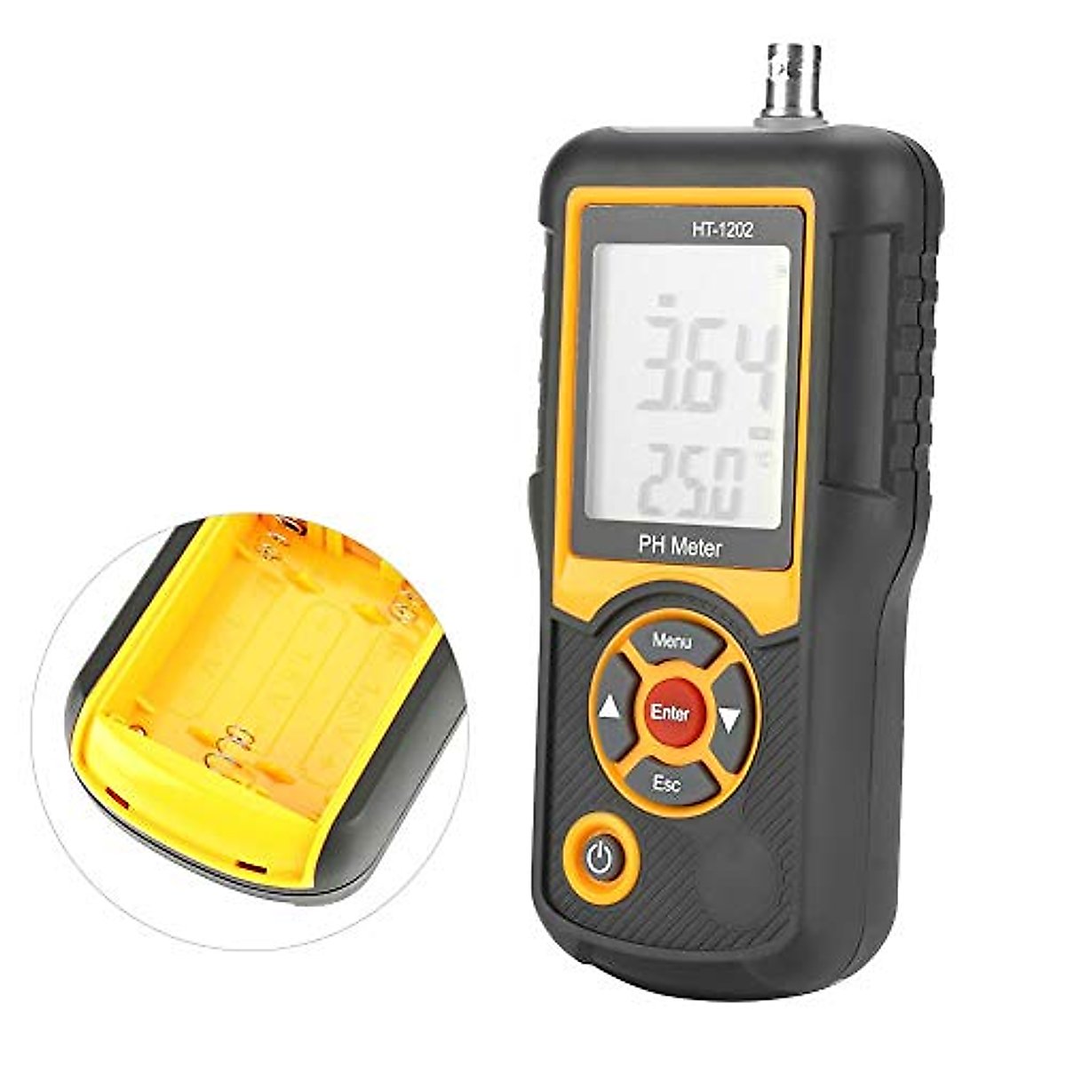 Tester HT-1202 Digital High Accuracy Water Quality Tester 0~14PH Temperature Tester for Water/Pool/Hydroponics