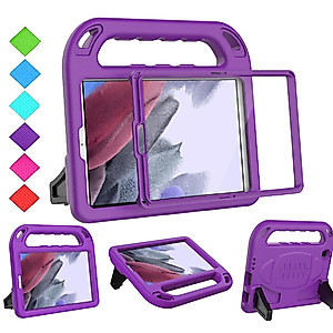 BMOUO Kids Case for Samsung Galaxy Tab A7 Lite 8.7" 2021(SM-T220/T225),Tab A7 Lite Case with Built-in Screen Protector, Shockproof Handle Stand Kids Case for Samsung Galaxy Tab A7 Lite 2021, Purple
