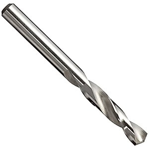 YG-1 D2148 High Speed Steel Screw Machine Drill Bit, Uncoated Finish, Straight Shank, Slow Spiral, 135 Degree, #19 Size, 21/128" Diameter x 2-1/8" Length (Pack of 5)