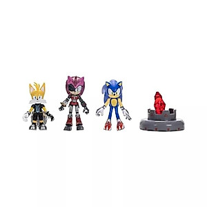 Sonic Prime 2.5" Figure Multipack with Sonic, Tails Nine & The Prism Shard with display base!