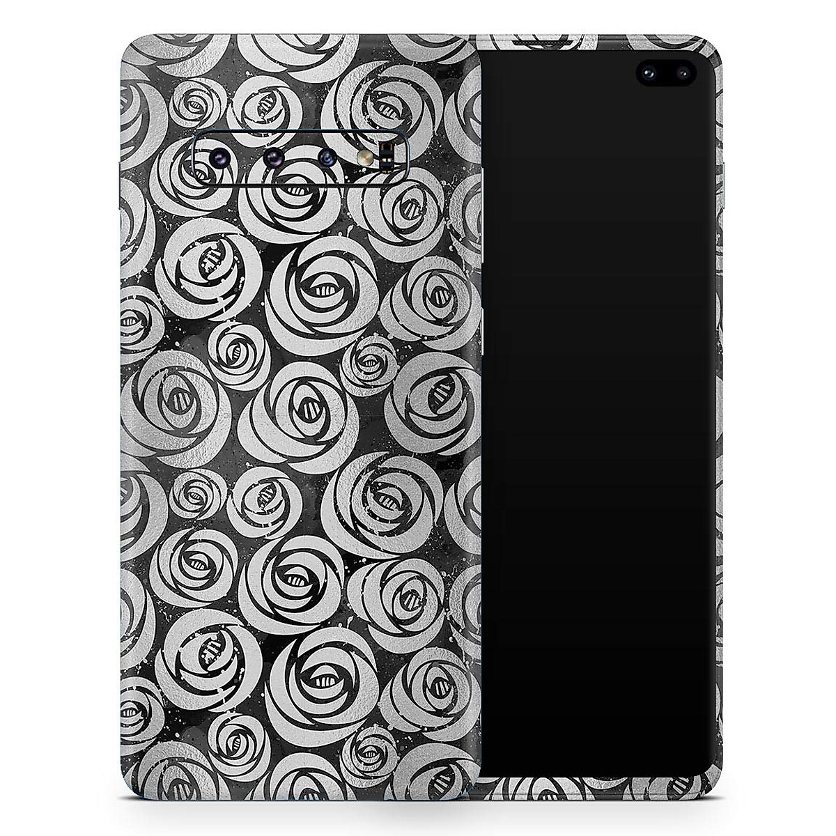 DesignSkinz Karamfila Silver & Pink Marble V9 Protective Vinyl Decal Wrap Skin Cover Compatible with The Samsung Galaxy S20 (Screen Trim & Back Glass Skin)