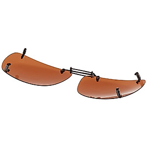 Dioptics unisex adult Solar Shield-g Rec Clip On Sunglasses, Brown Driving, 54 mm US