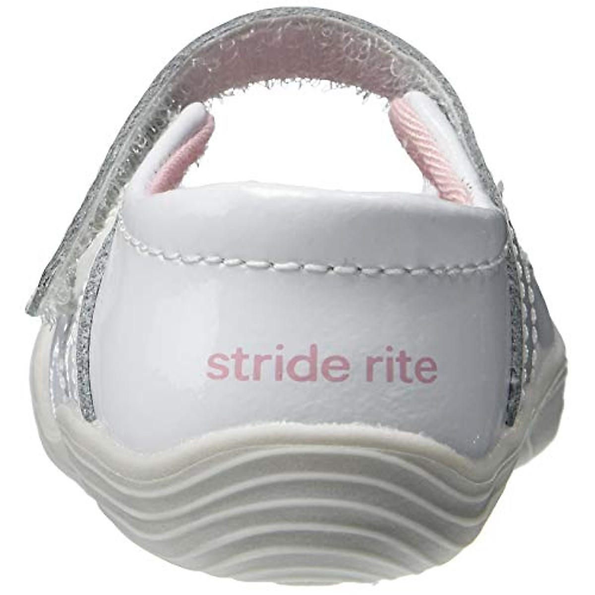 Stride Rite Girls' SR MIRA Sneaker, White, 1-Infant M