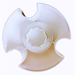 DEF Pool Cleaning Stand GLX-CELLSTAND Replacement for All Hayward and 520670 IntelliChlor Acid Washing Kit White Heavy Duty Plastic