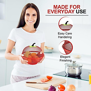 Kovot Apple Shaped Mesh Fruit Basket | Keep Freshness In & Bugs Out