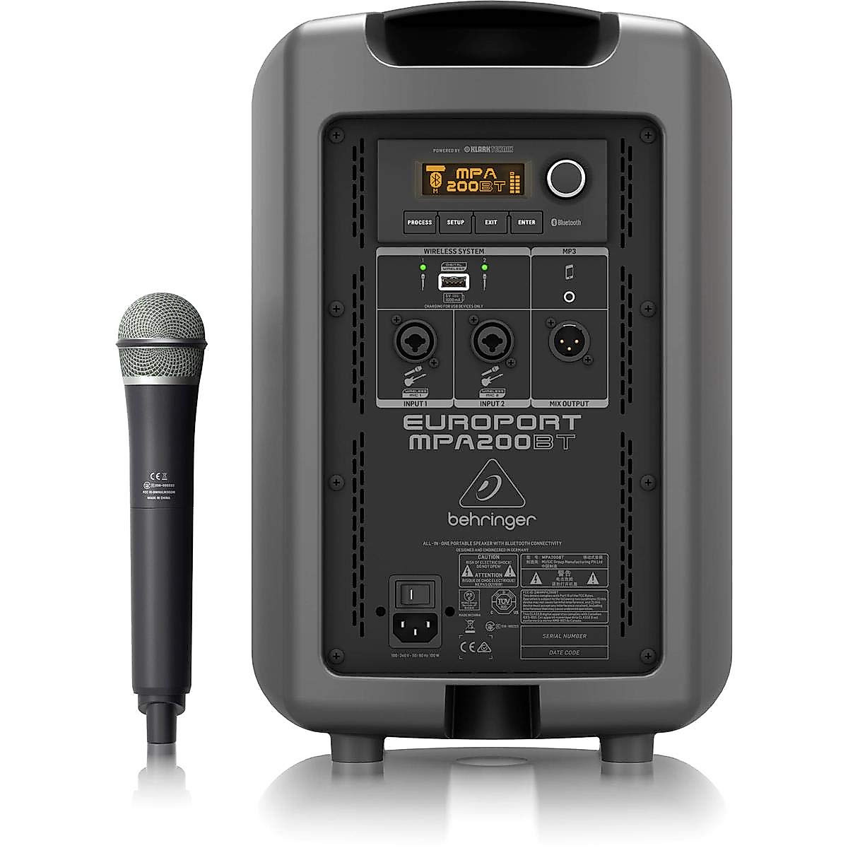 Behringer MPA200BT 200W Speaker with Microphone