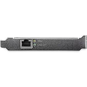 StarTech.com 1 Port PCIe Gigabit Network Server Adapter NIC Card - Dual Profile - Gigabit Desktop Adapter REV E Intel 6 Chip support (ST1000SPEX2)