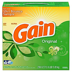 Gain Ultra Powder Laundry Detergent, Original (206 oz., 180 loads)