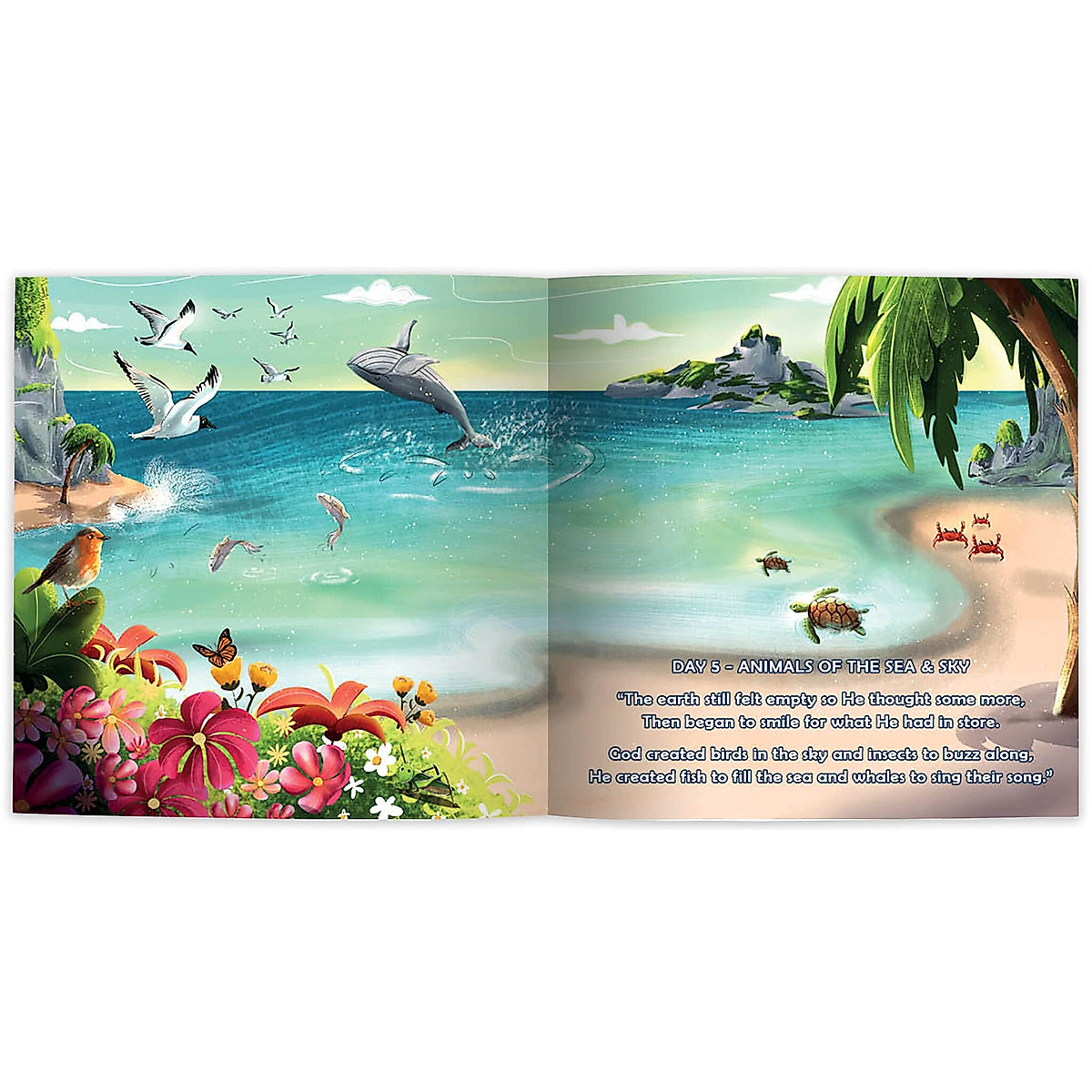 God's Gifts: Gratitude for His Creations - A Beautiful Christian Book for Kids Ages 1-6 About How God Gave Us the World In Seven Days - Discover God’s Awesome Creations In This Stunning Picture Book