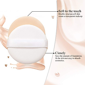 10/20 pack Ultra-Soft Makeup Foundation Sponge Air Cushion Powder Puff for Applying BB Cream, Liquid Cream, Shading Loose Powder (10pack blue)