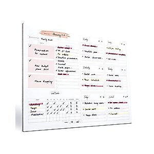 Weekly Planner Pad Tear Off – 52 Undated Weekly Sheets Daily To Do List Notepad, Habit Tracker, Academic Planner Notebook, Daily Work Planner - Full Year Productivity Planner 10.1 x 7.7’’