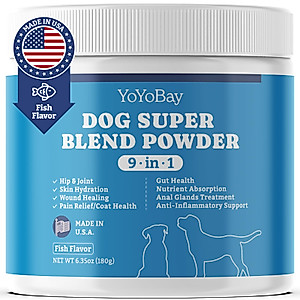 Advanced Probiotics for Dogs 60 Soft Chew + Superblend Powder 9 in 1 for Dogs