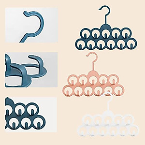 SolwDa Paper Plate Holders for Counter Multifunctional Hangers Creative Nonslip Hangers Saving Space Household Wardrobe Storage Hangers Stainless Steel Rack Oil, Dark Blue, One Size