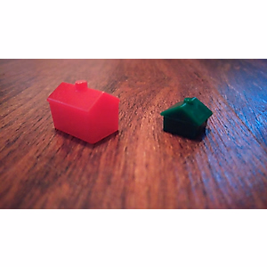 Monopoly House and Hotel Pack (32 Houses, 12 Hotels) by Hasbro