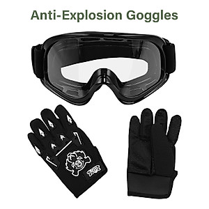 TCMT Dot Youth & Kids Motocross Offroad Street Helmet Motorcycle Youth Helmet Dirt Bike Motocross ATV Helmet with Goggles Gloves