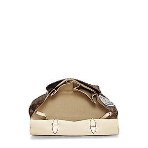 Louis Vuitton, Pre-Loved Cindy Sherman x Louis Vuitton Iconoclasts Collection Monogram Canvas Messenger, Brown