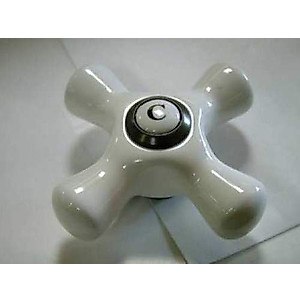 Kingston Brass KSH1165PXC Ks Procelain Cross Handle Cold Side , Oil Rubbed Bronze