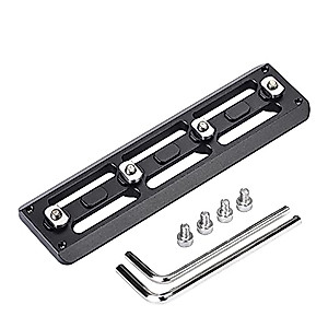 SUNWAYFOTO 5.51 inch M-Lok Arca Rail Mount Adapter Accessories for Arca-Swiss/RRS Tripod Head Aluminum SMP-140