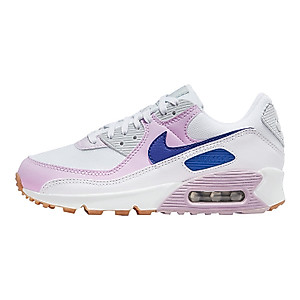 Nike Women's Air Max 90 Shoe, White/Lapis-doll-pure Platinum, 6.5