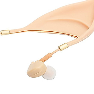 Urbun Elf Earbuds Headphones - Elegant Elves Ear Design Ultra-Soft Corded Earphone Perfect Sound Quality Fairy's Adorable Cosplay Headset Spirit Costume Accessories