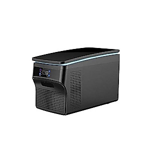YAARN Small Fridge for Bedroom Car Refrigerator, Mini Refrigerator, Car Home Dual-use 12v / 24v, Refrigerated Refrigerator Freezer Refrigerated Freezing Partition (Size : 26L)