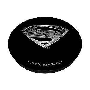 Zack Snyder's Justice League Superman Symbol Black Suit PopSockets Swappable PopGrip