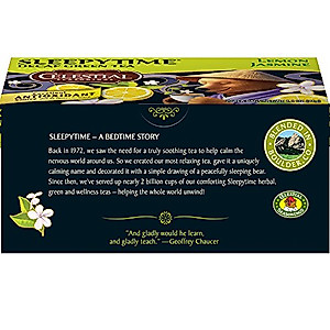 Celestial Seasonings Green Tea, Sleepytime Decaf Lemon Jasmine, 20 Count