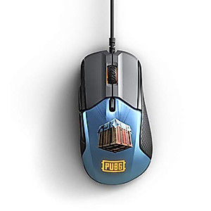 SteelSeries Rival 310 PUBG Edition Gaming Mouse - 12,000 CPI TrueMove3 Optical Sensor - Split-Trigger Buttons - RGB Lighting