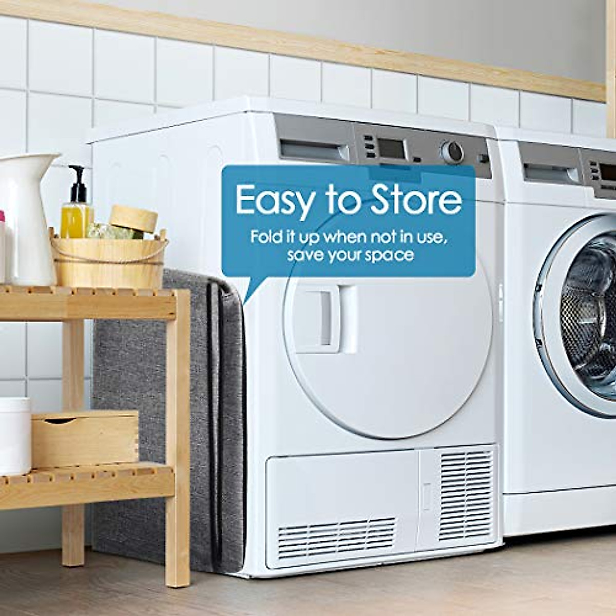 SNIGJAT 70L Clothes Laundry Hamper for Bedroom with Removable Liner, Lightweight Dirty Clothes College Hamper Collapsible for Small Space, Sturdy Laundry Basket with Handles for Bathroom Closet