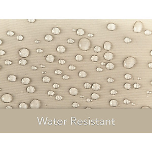 Covermates Fountain Cover - Weather Resistant Polyester, Weather Resistant, Elastic Hem, Outdoor Living Covers, 52DIAMETER x 68H, Khaki