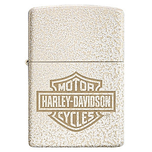 Zippo Harley-Davidson Logo Mercury Glass Pocket Lighter