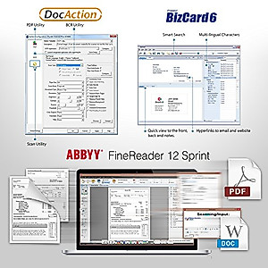 Plustek AD480 - Desktop Scanner for Card and Document, with 20 Page Paper Feeder and Exclusive Card Slot. for Windows only