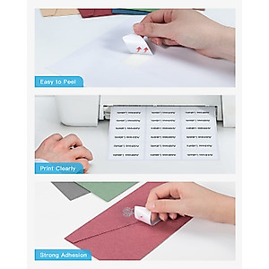 Shipping Address Labels, 1" x 2-5/8" Address Labels for Laser & Inkjet Printers, Mailing Labels for 5160, 5260, 8160, Strong Adhesive for FBA Label, Easy to Peel (25 Sheets, 750 Labels)