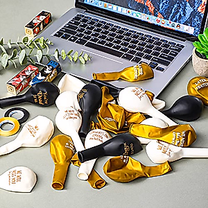 Going Away Party Decorations Farewell Party Decor 45 Pieces Goodbye Party Balloons and 1 Piece We Will Miss You Gold Banner Coworker Retirement Decor Latex Balloon for Celebrating Coworker Farewell