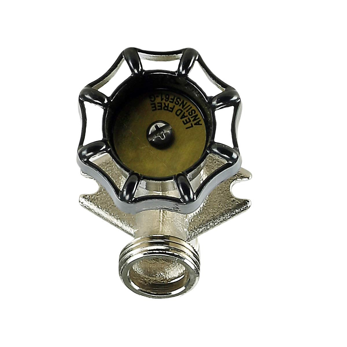 Midline Valve 6214G-OM Anti-Siphon Sillcock Frost Free Outdoor Faucet 1/2 in. PEX A x 3/4 in. Hose Bib, 14 in. Long, Chrome