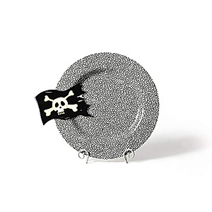 HAPPY EVERYTHING! Black Small Dot Big Entertaining Platter