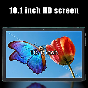 10 Inch Gaming Tablet for Android 12, 8GB 256GB Octa Core, 5G WiFi Dual Cameras 4G LTE Calling Tablet, for Learning, Working, Office, Travel, Green