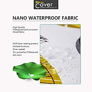Washer/Dryer Cover,Fit for Outdoor Top Load and Front Load Machine,Zipper Design for Easy Use,Waterproof Dustproof Moderately Sunscreen(W30D30H42in,Fallow Deer)