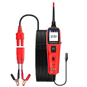 Autel Automotive Circuit Tester, PowerScan PS100 Circuit Probe, Car Electrical System Diagnosis Test Tool Voltmeter Red